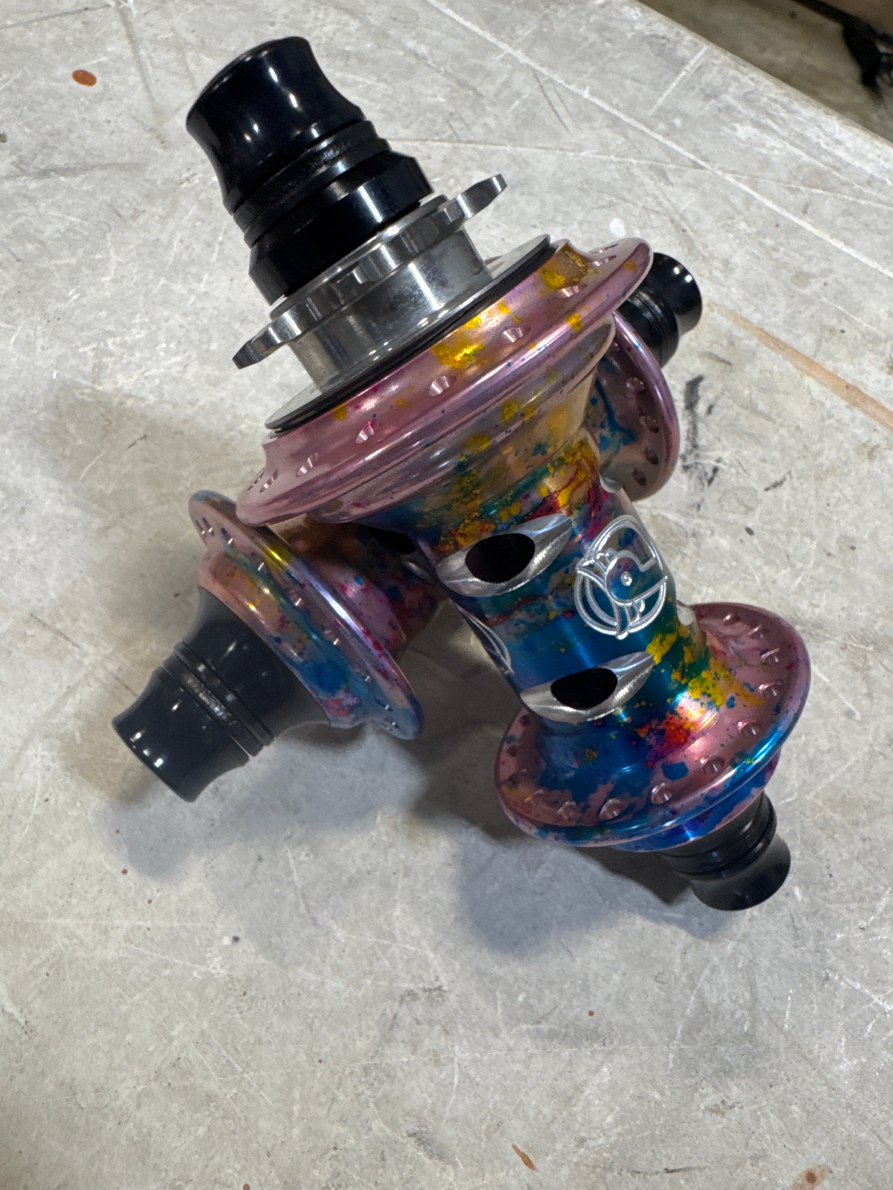 Profile Cat eye galaxy rust mini hubset – Powers Bike Shop