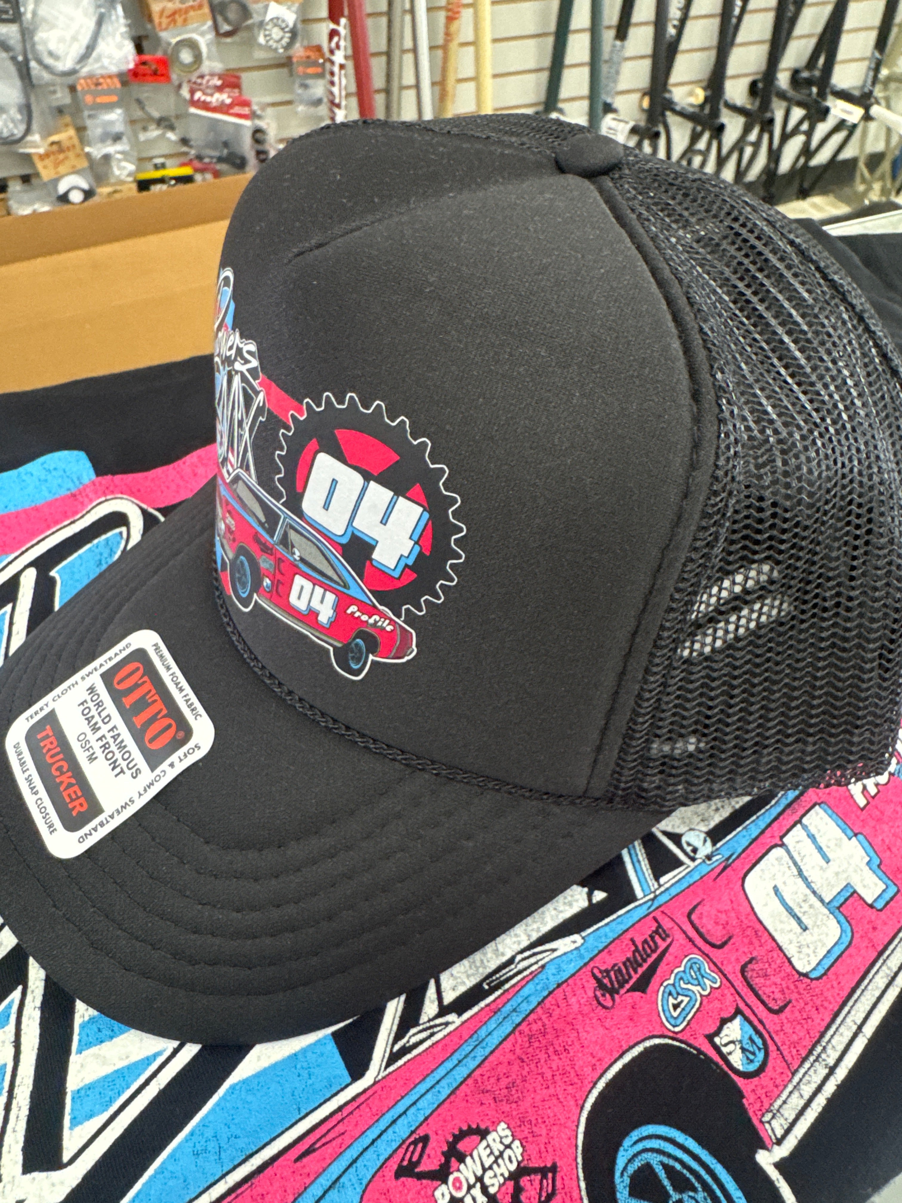 Powers bmx nascar mesh hat – Powers Bike Shop